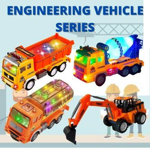 Light & Sound Bomba Toy Fire Truck Fire Engine 4D Light Musical Toys ...