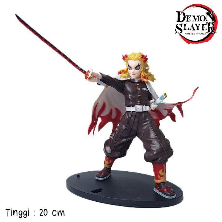Rengoku Kyojuro Figure Demon Slayer Fire Hashira Standby Pose | Lazada ...