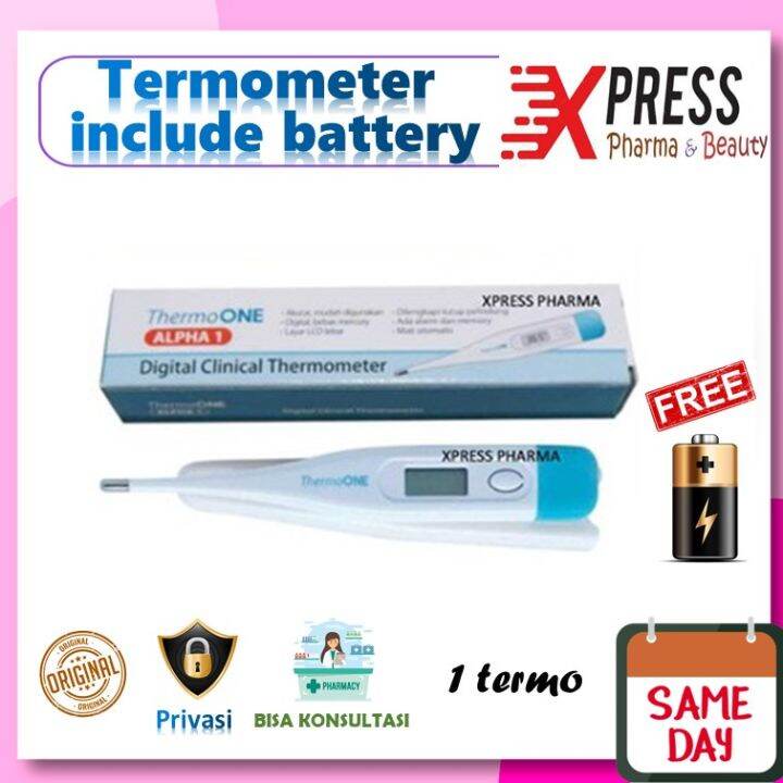 ⚡XPRESS⚡ Termometer Digital Thermo One Alpha 1 Onemed alfa Termo Meter ...