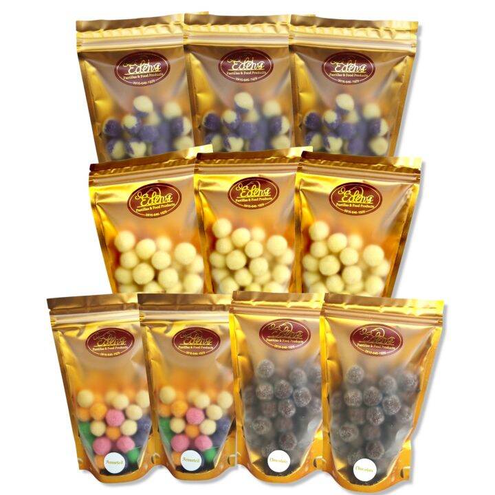 Eden's Pastillas Bundle of 10 Set C (3 Ube Cheese,3 Classic, 2 Assorted ...