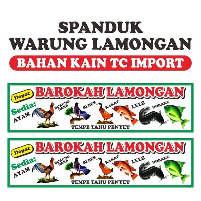 Spanduk Warung Lamongan | Lazada Indonesia