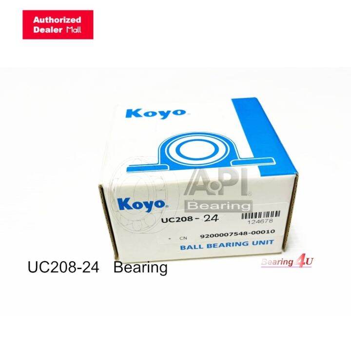 JTEKT KOYO UC208-24 เพลานิ้ว 1 นิ้วครึ่ง 38.10 mm. UCP 208-24 - Pillow block ball bearing units ...