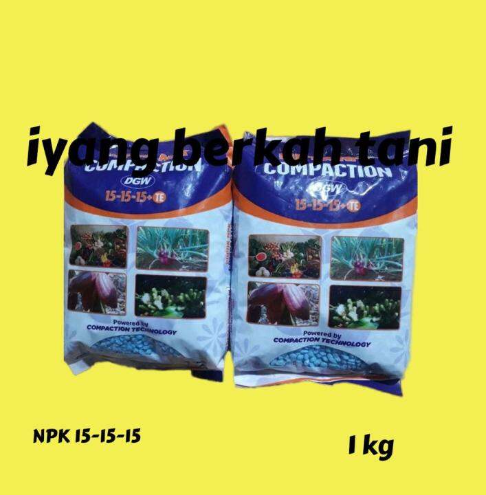 pupuk NPK 15 15 15 Compaction DGW 15 15 15 + TE 1 kg | Lazada Indonesia
