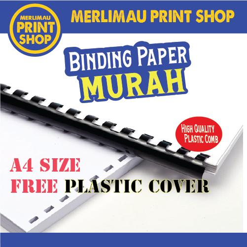 Blank A4 Binding Set Buku Folio / Buku Skrap Kosong | Binding Paper ...
