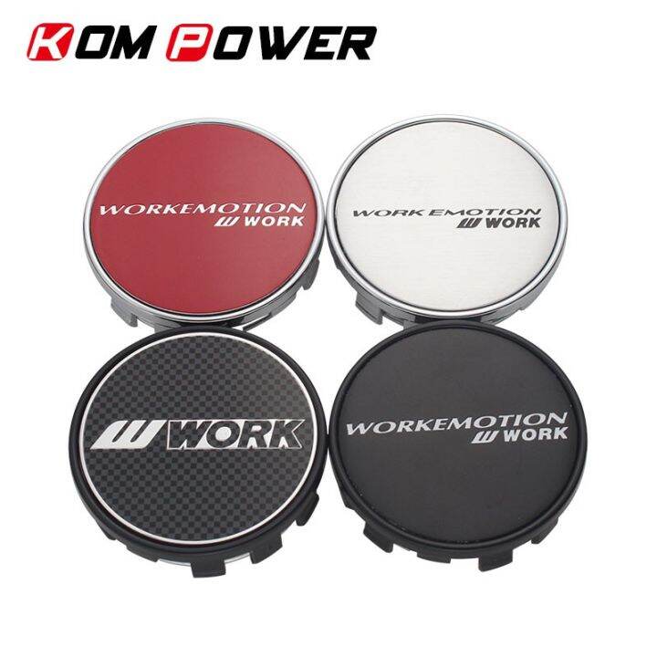 NEW 4pcs work emotion wheel center cap 54mm OD/50mm ID dust proof hood ...