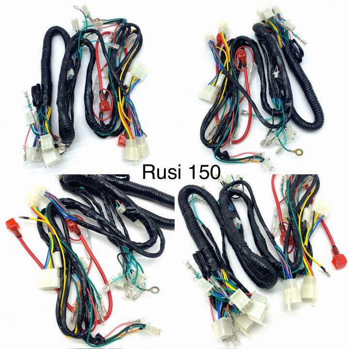 MOTORCYCLE J2 RACING WIRE HARNESS TMX RS100 XRM 125 XRM 110 WAVE125 ...