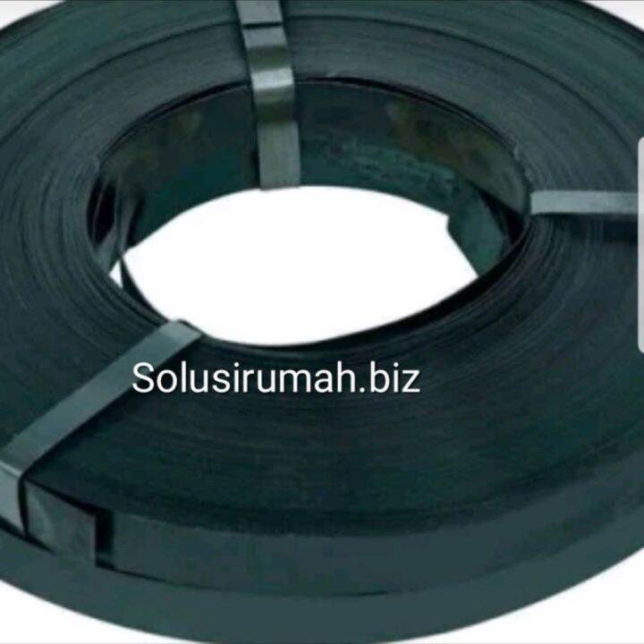 Tali Strapping Besi Plat 15 MM per 1KG - Steel Strapping Brand | Lazada ...