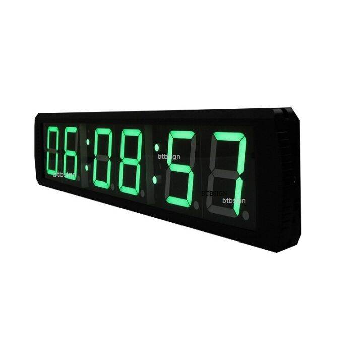 Btbsign 4'' Wall Clock LED Countdown Marathon Timer Sporting Running ...