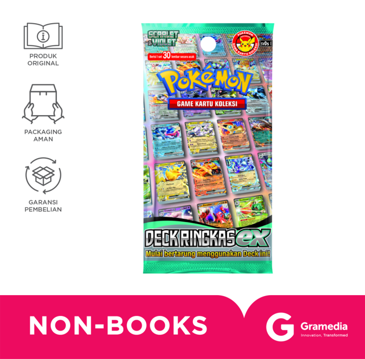 Pokemon Game Kartu Koleksi Scarlet & Violet - Deck Ringkas | Lazada Indonesia