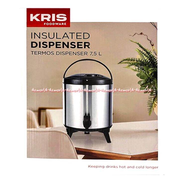 Kris Foodware 7.5L Insulated Dispenser Termos Dispenser 7.5 Litter ...