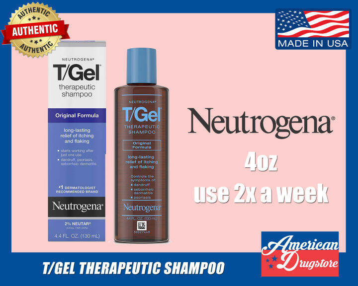 Neutrogena T/Gel Therapeutic Shampoo Original Formula, 2% Neutar Anti ...