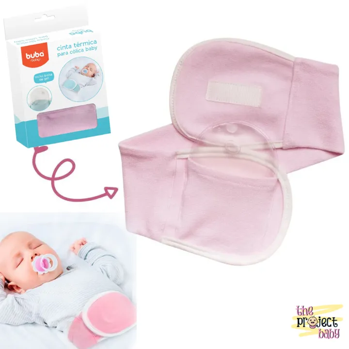 Buba Baby Binder with Heat Gel Pad Anti-colic themal belly strap relief ...