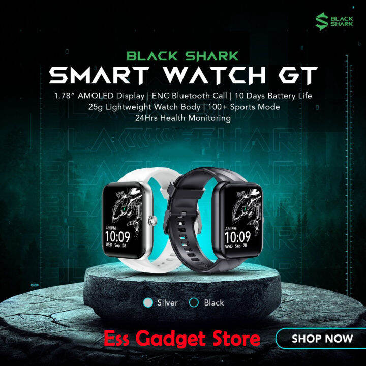 MYSET Black Shark GT Smart Watch AMOLED Display Bluetooth Calling ...