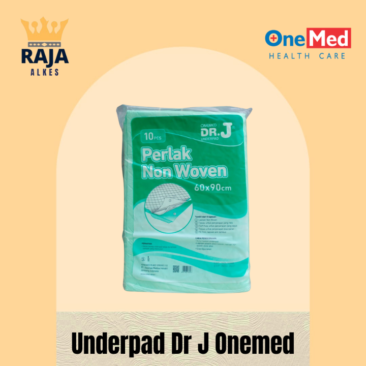 Underpad Onemed 60 x 90 cm Underpad Dr J Perlak Onemed Isi 10 Pcs Perlak Non Woven 60x90cm ...
