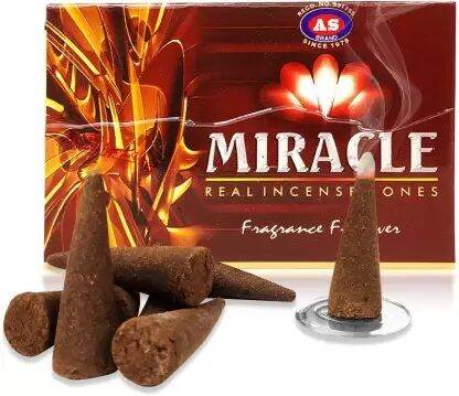 Miracle Real Incense Cones (10 Incense Cones in 1 Box) | Lazada