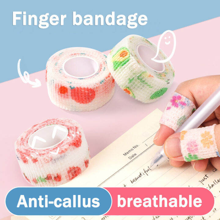 2.5CM*2M Colorful Finger bandage Cute Printed Self Adhesive Elastic ...