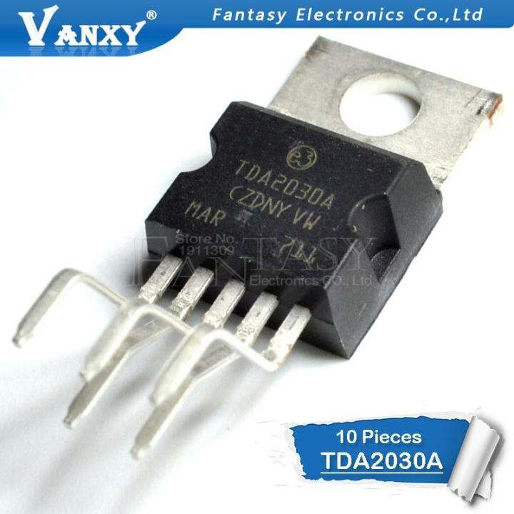 10pcs TDA2030 TO220-5 TDA2030A TO-220 linear audio amplifier short-circuit and thermal ...