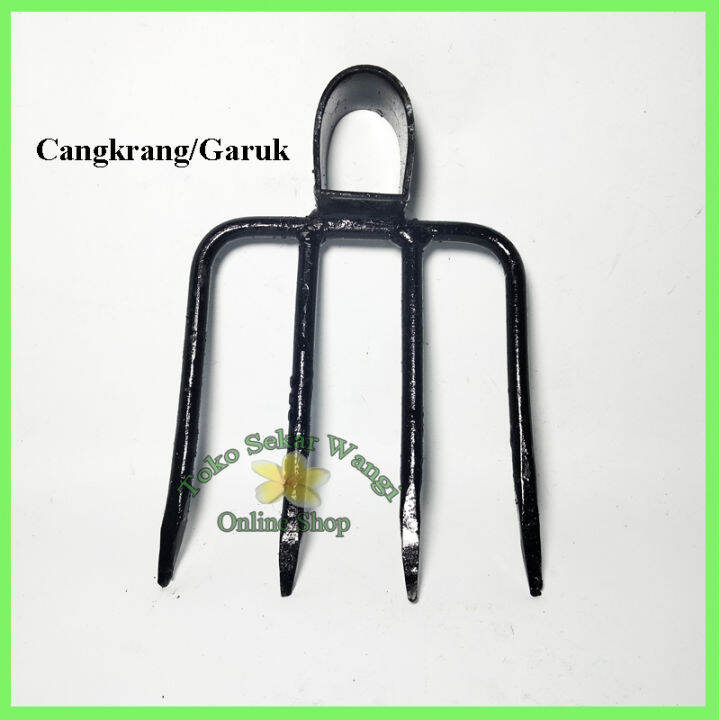 Cangkrang Garukan Sampah Besar Ulir / Alat Garuk Sampah / Cangkul Garuk ...