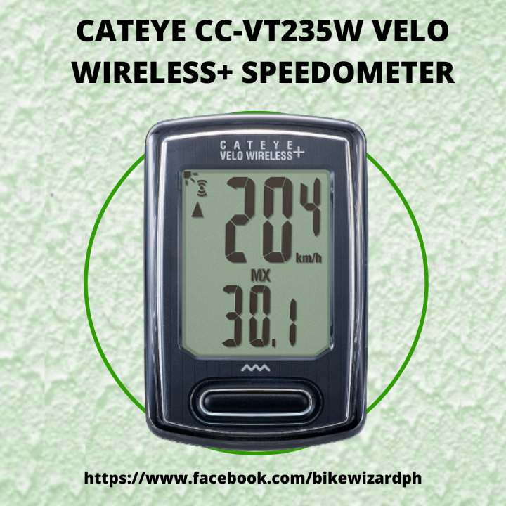 CATEYE CC-VT235W VELO WIRELESS+ SPEEDOMETER | Lazada PH