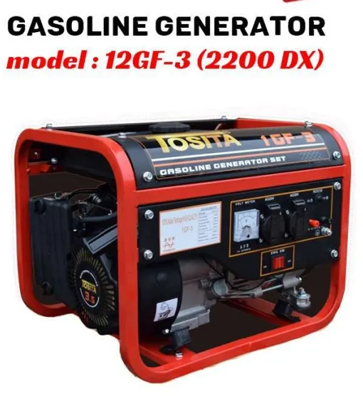 Mesin Genset tosita 2200 DX 4 Tak Max 1200W Mesin Generator SET 100% ...