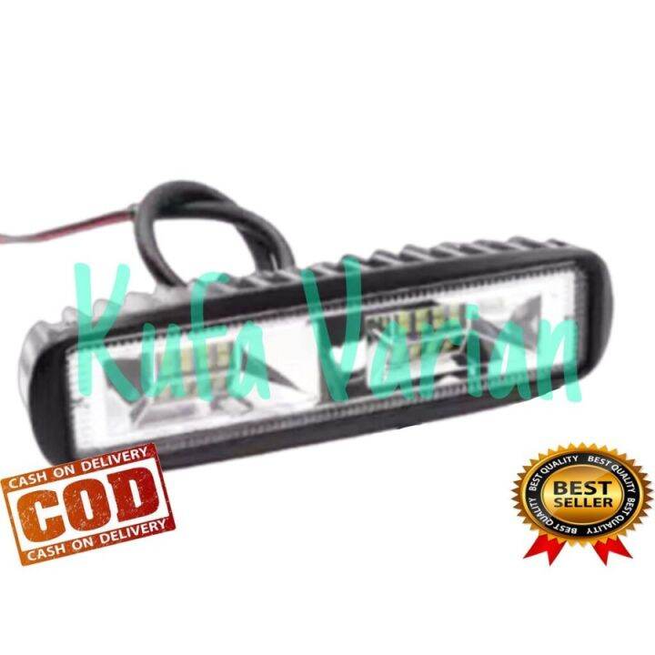 Lampu Tembak Sorot LED Bar Cree 20 Mata 20W 12V-24V LED Flood Light Motor Mobil Flash Kedap ...