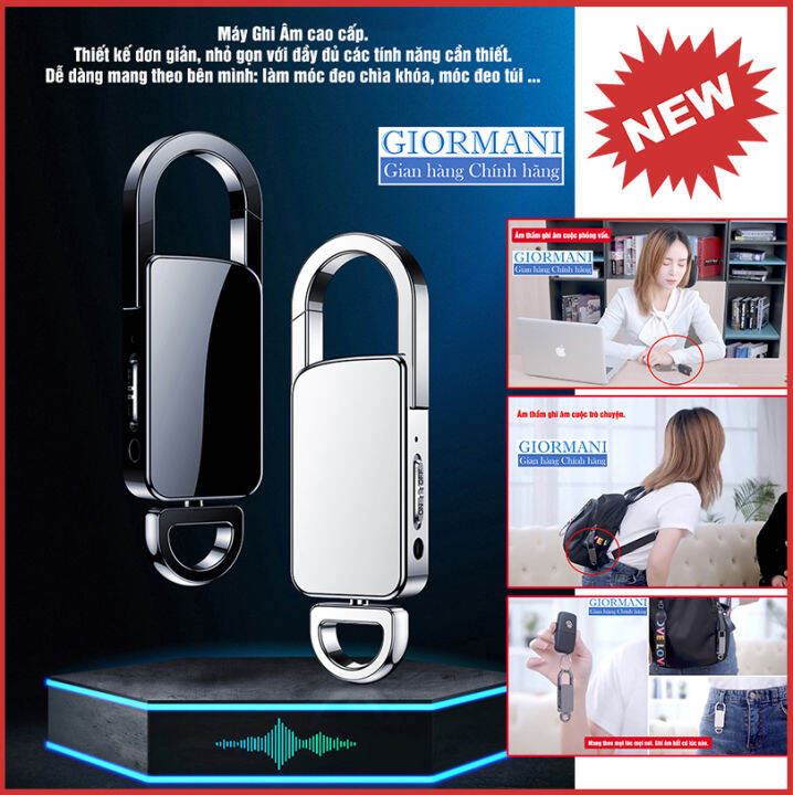 Máy ghi âm hình móc khóa Shincom - Hàng cao cấp GIORMANI | Lazada.vn