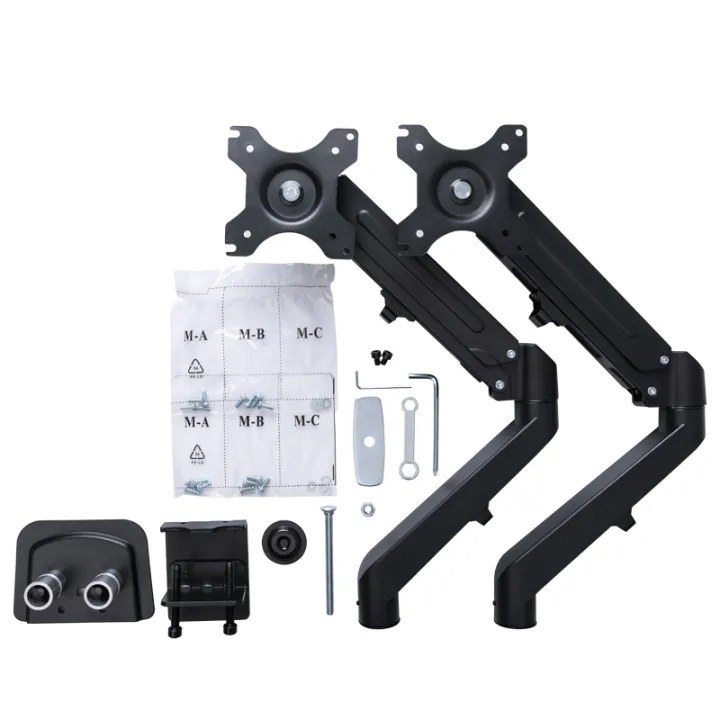 Dual Monitor Stand for 13-27 inch LCD LED PC Screens, Double Monitor ...