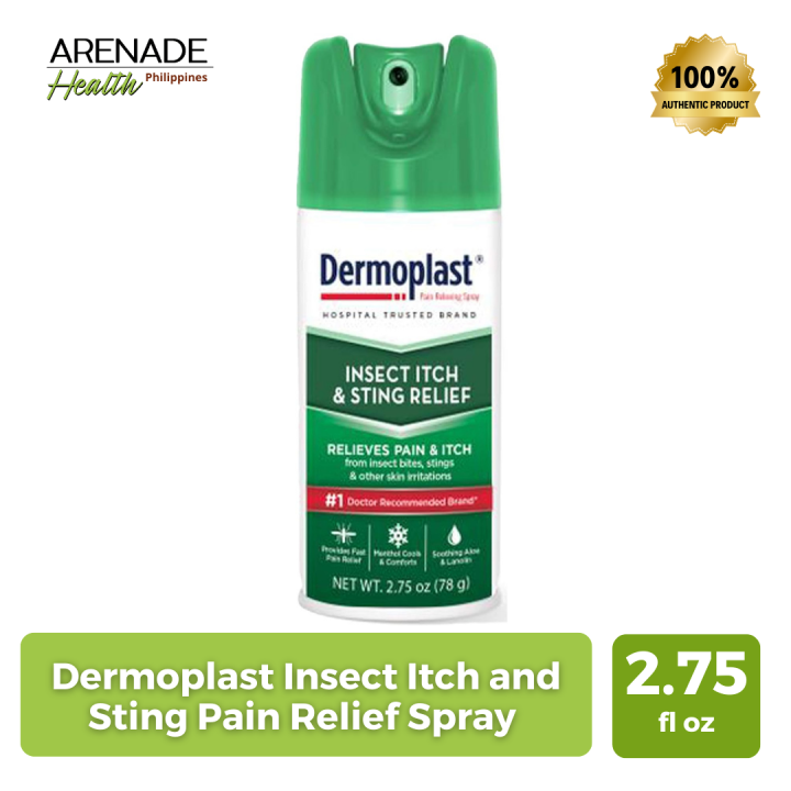 Dermoplast Insect Itch and Sting Pain Relief Spray (2.75 oz / 78g ...