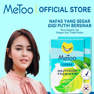 Metoo Box Obat Kumur Gigi Fresh Mint Mouthwash Nafas Lebih Segar Dan ...