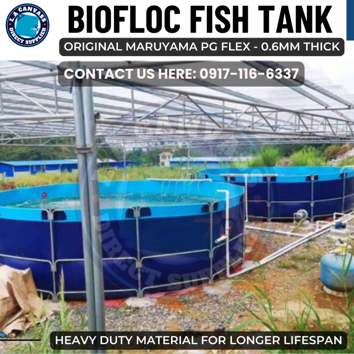 BIOFLOC fish farming 3m Diameter x 1.2m Circular Pond Original MARUYAMA ...