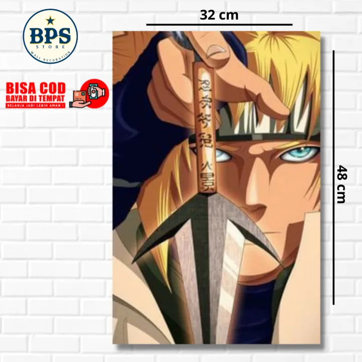 POSTER MINATO HOKAGE KE 4 - POSTER ANIME NARUTO UZUMAKI - POSTER FOTO ...