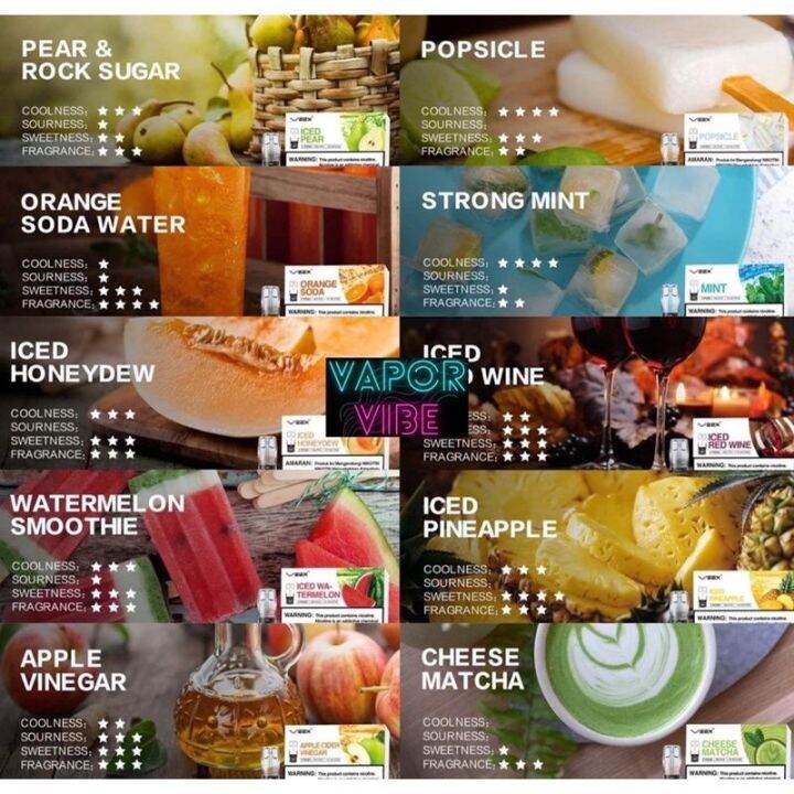 VAPE Original VEEX V1 Classic Pods 3 in 1 ( Compatible with RELX ...