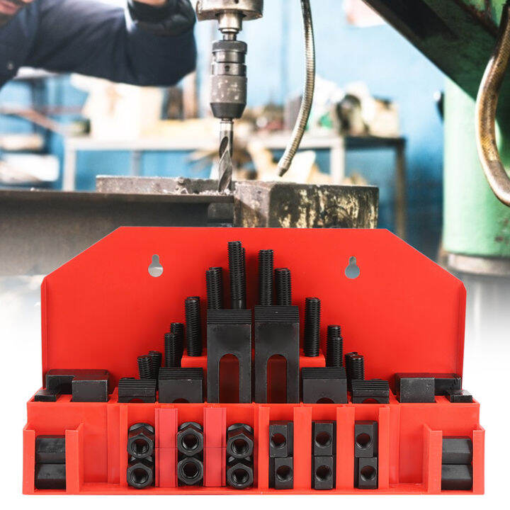 Good Clamping Force T-Slot Clamp Kit Durable Mill T-Slot Clamp Kit for ...