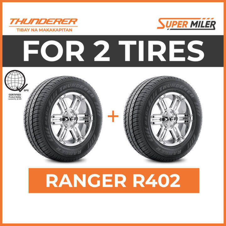 2pcs THUNDERER 205/65R15 RANGER R402 102/100T Car Tires | Lazada PH