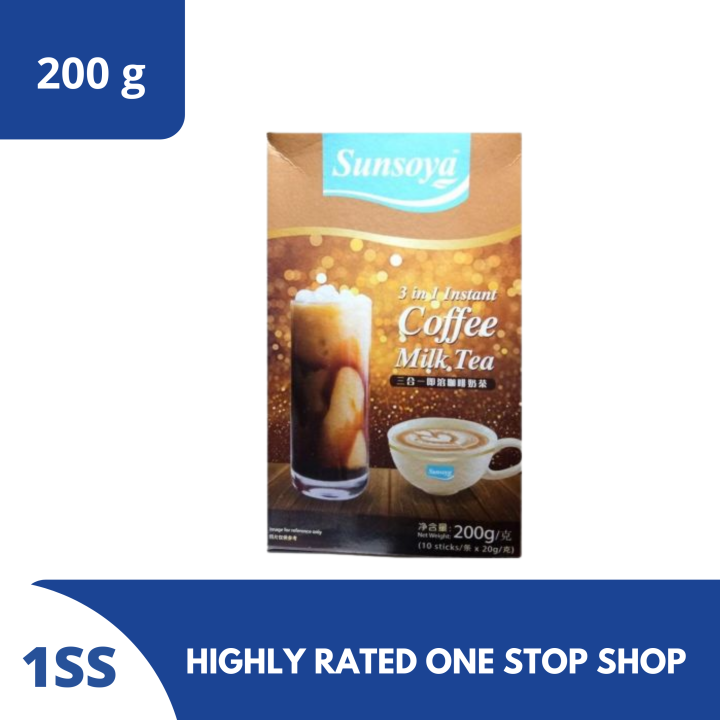 Sunsoya 3in1 Instant Coffee Milk Tea, 20gx10 | Lazada PH