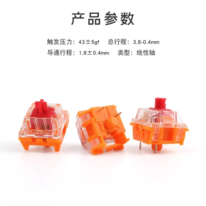 TTC Golden Red Axis V3 Customized Axis Linear Axis Transparent Top ...