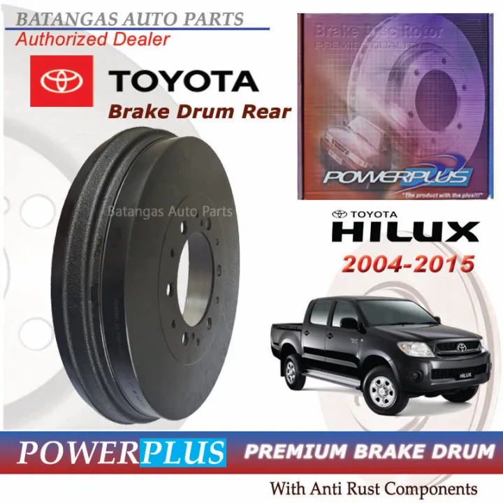 Brake Drum Rear TOYOTA HILUX 2005-2015 42431-0K120 | Lazada PH