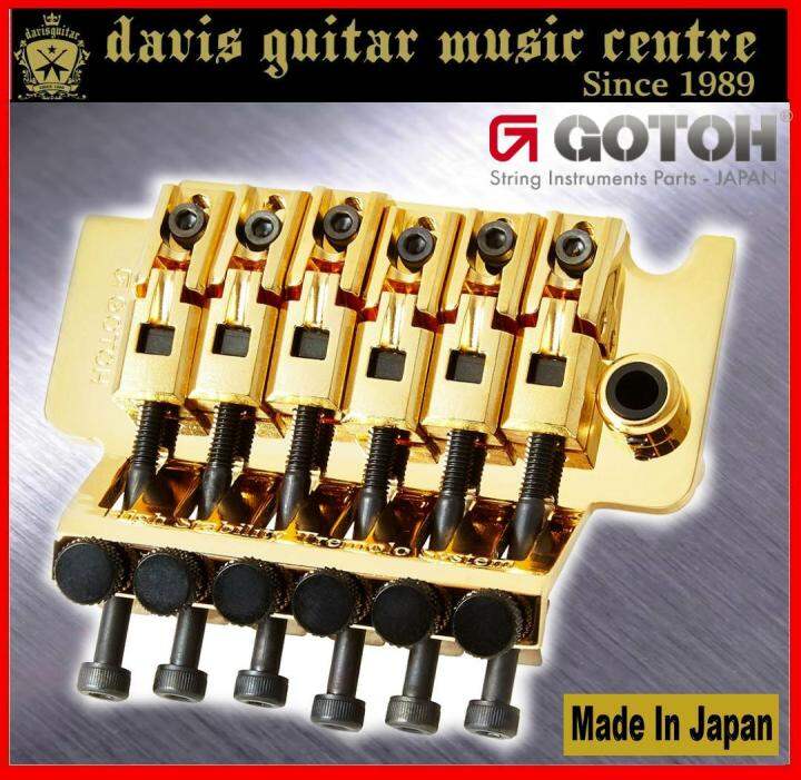 Gotoh GE1996T Gold Guitar Floyd Rose Bridge for Electric Guitar Made In ...
