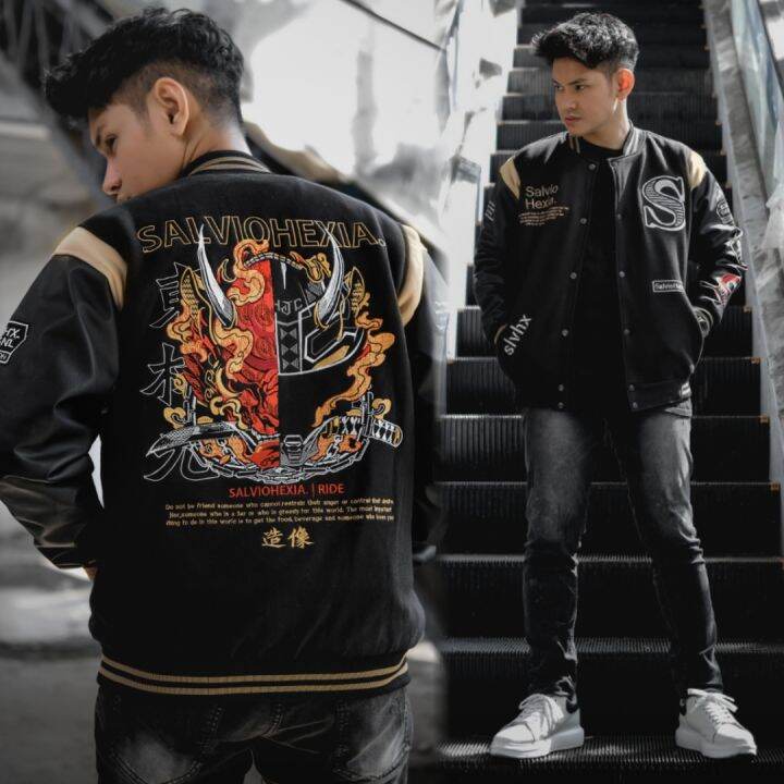 VARCITY JACKET - Jaket Varsity Premium Full Bordir Original- Jaket ...