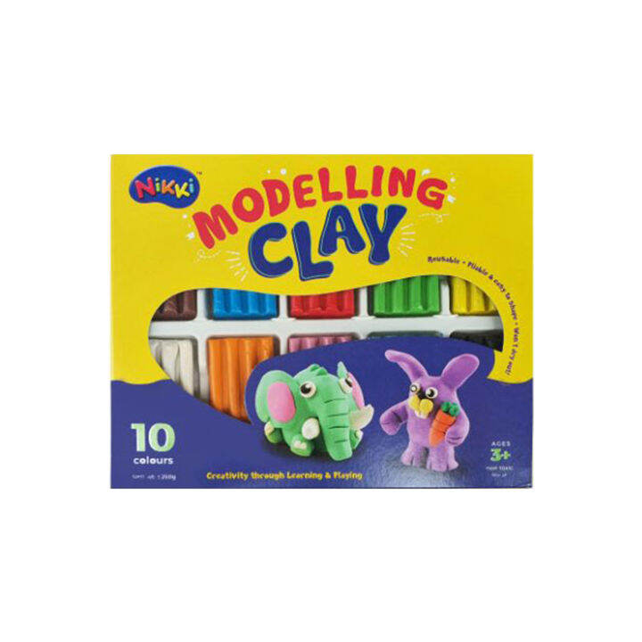Nikki Modelling Clay 10 Colors [MD-100] | Lazada PH