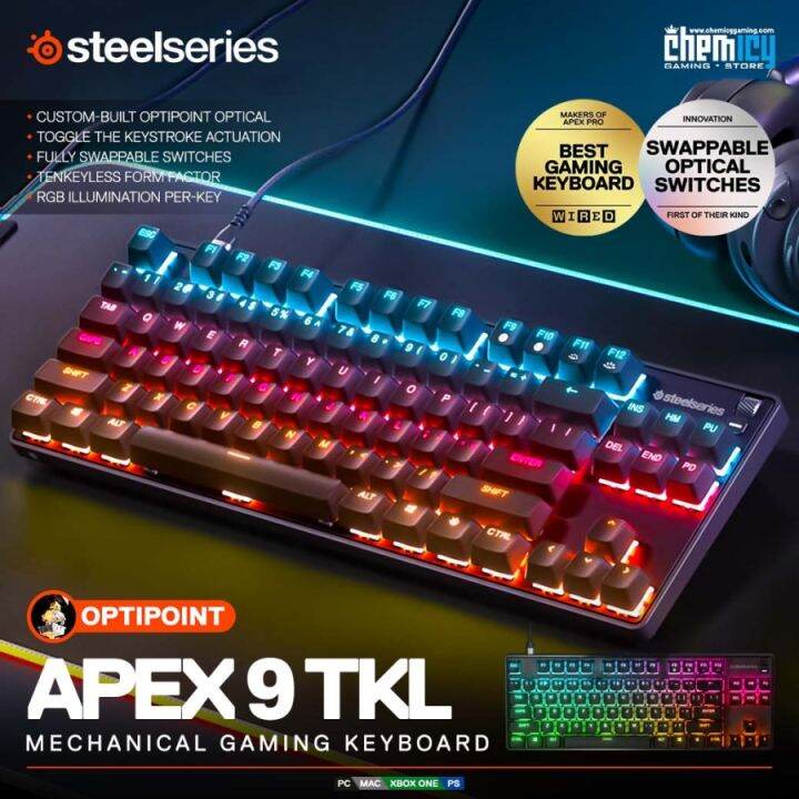 Steelseries Apex 9 TKL RGB Mechanical Gaming Keyboard | Lazada Indonesia