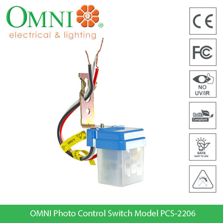 OMNI Photo Control Switch 220V 6A Model Number PCS-2206 | Lazada PH