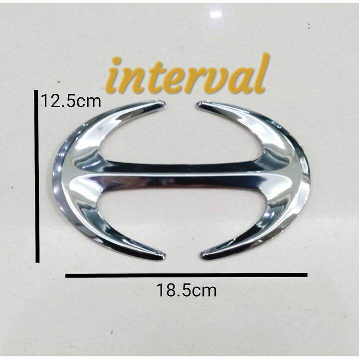 Emblem Logo Grill Depan Truck Hino Dutro Chrome Logo Hino Dutro Chrome ...