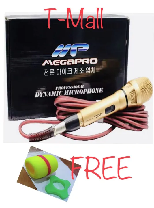 Professional Dynamic Microphone Megapro MP-800PRO FREE 1 Mic Foam and ...