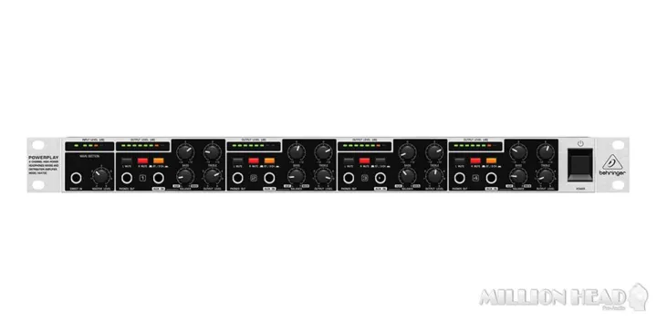 Behringer : POWERPLAY HA4700 by Millionhead ( แอมป์ขยายช่องหูฟัง จำนวน ...