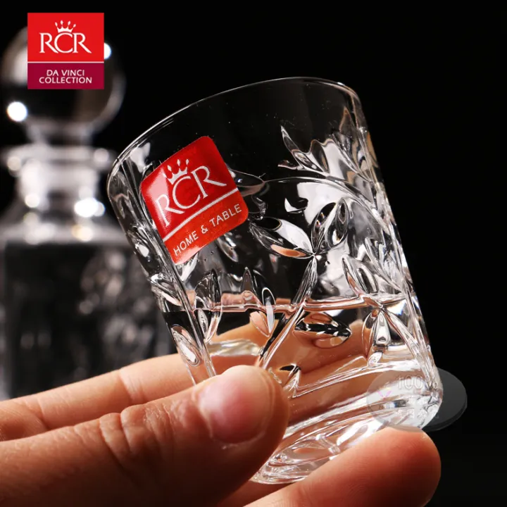 RCR Italy imported crystal glass spirits, swallowed bullets, burned ...