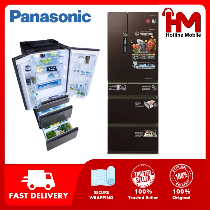 Panasonic Nr F503gt T7 528l Econavi Inverter 6 Door Fridge Lazada