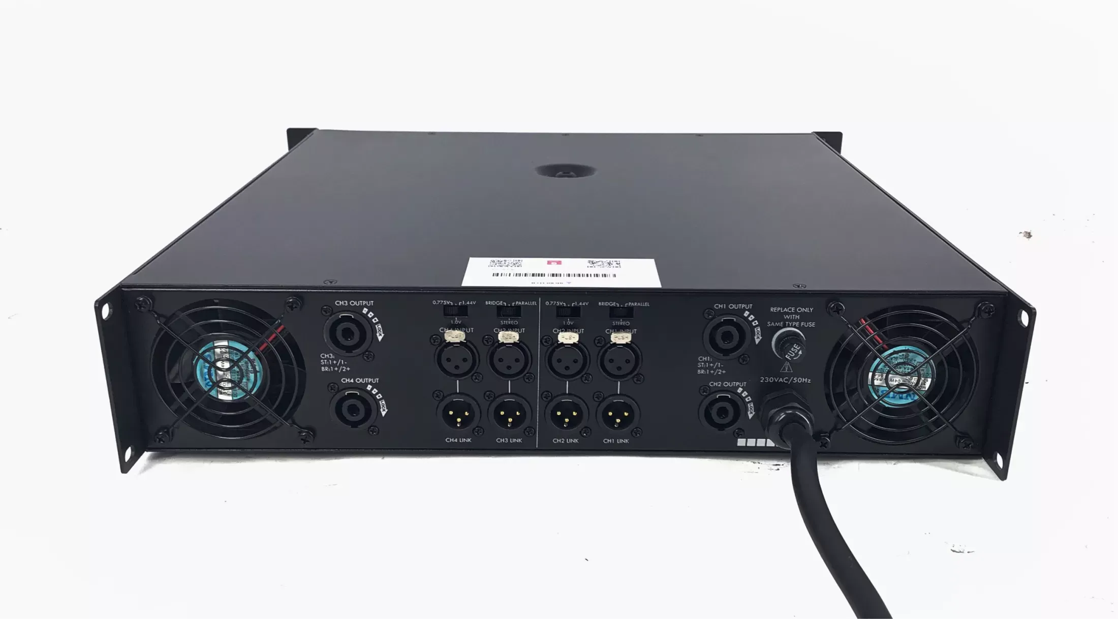 ส่งฟรีทั่วประเทศ MICROTECH MT-4400 พาวเวอร์แอมป์ Black One | Thisshop