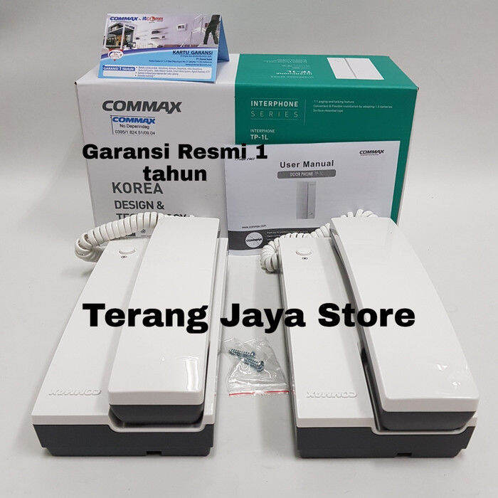 Promoo Interphone Commax Tp 1l 2 Unit Intercom Commax Tp 1l