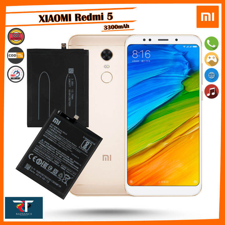 XIAOMI Redmi 5 Battery 3300mAh | Model: BN35 Manufacture (ORIGINAL ...